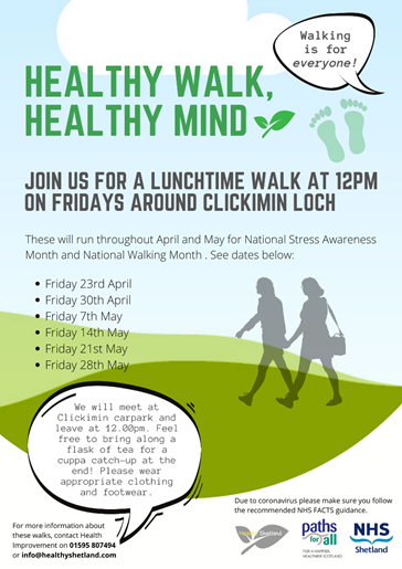 Health Walks – Healthy Shetland